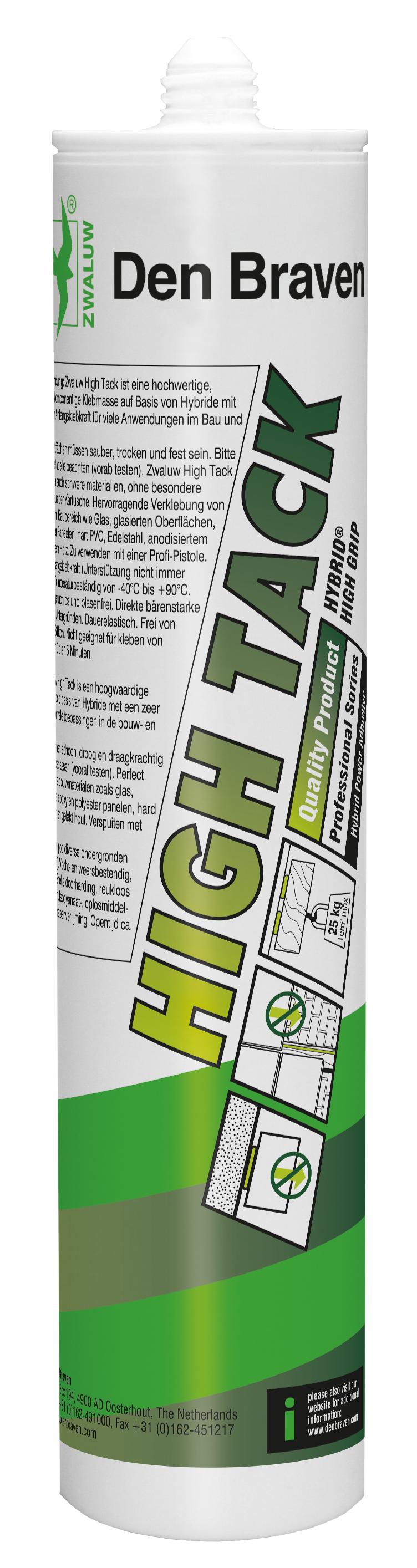 Lijmkit "High Tack" 290ml